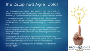 Disciplined Agile an enabler for Business Agility | PPT
