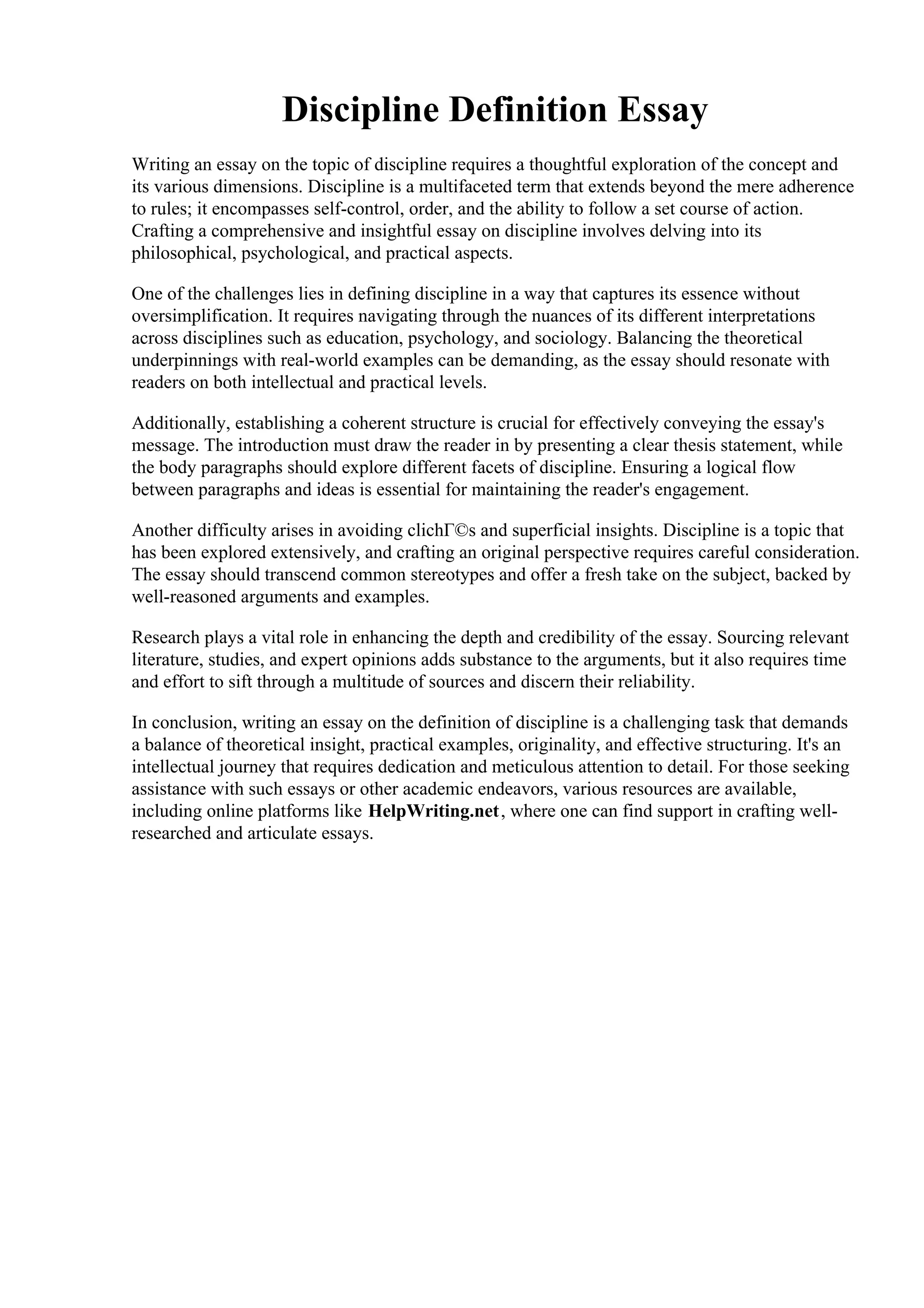 Discipline Definition Essay.pdf