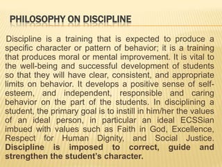 Discipline Formation Program | PPTX | Education