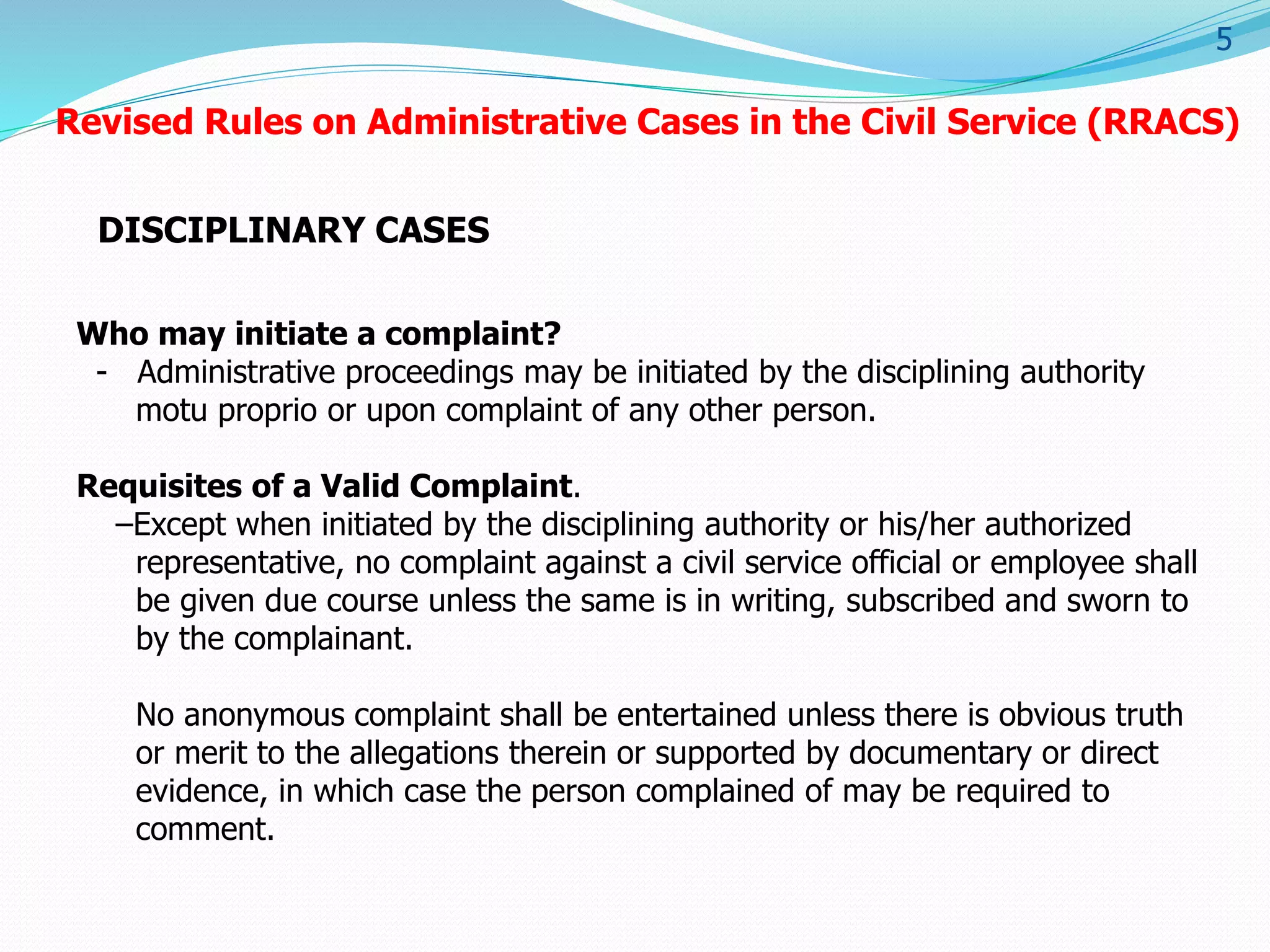 Discipline and Grievance in the Phil.Public Service | PPTX