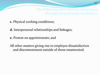 Discipline and Grievance in the Phil.Public Service | PPTX