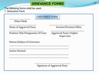 Discipline and Grievance in the Phil.Public Service | PPTX