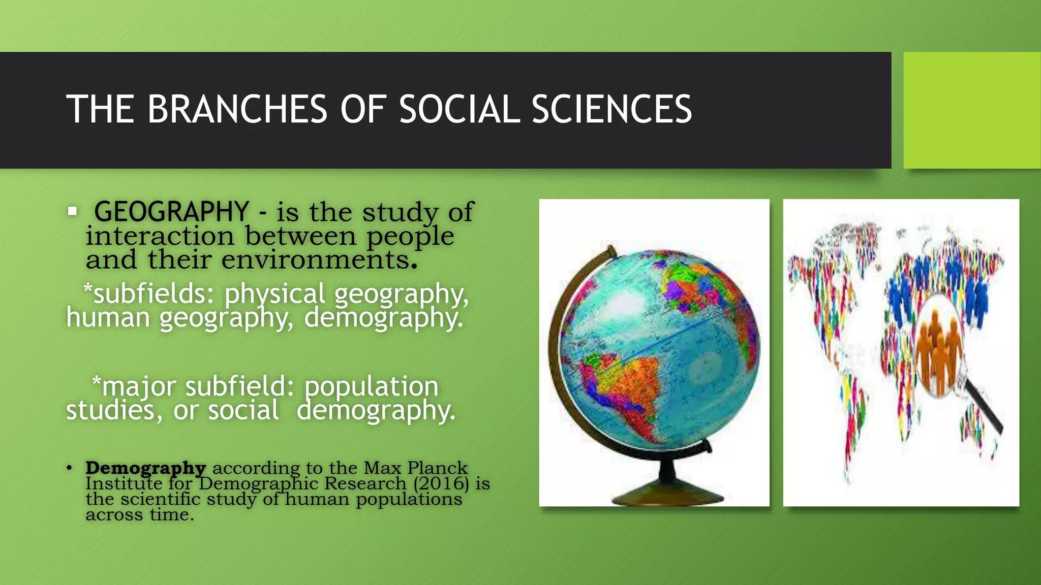 BRANCHES OF SOCIAL SCIENCE | PPTX