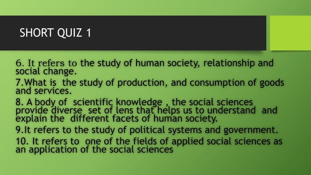 BRANCHES OF SOCIAL SCIENCE | PPTX
