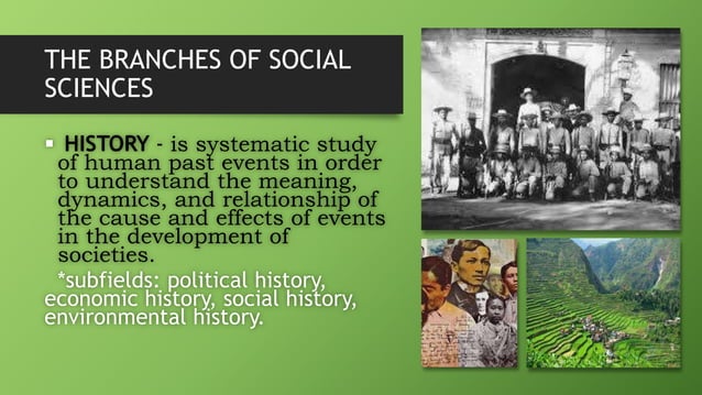 BRANCHES OF SOCIAL SCIENCE | PPTX