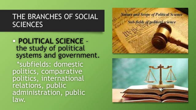 BRANCHES OF SOCIAL SCIENCE | PPTX