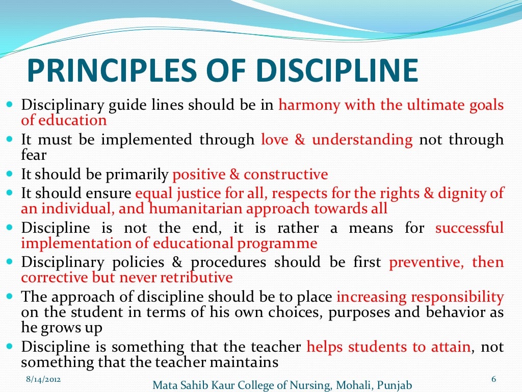 Discipline In Nursing discipline-in-nursing