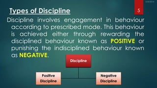 Discipline management | PPTX