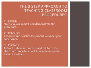 Discipline and Positive Behaviour Plan for A Great Day | PPTX