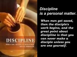 Discipline Of A Leader | PPT