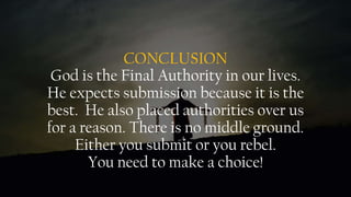 Church Sermon: Submission - Part 1 | PPTX