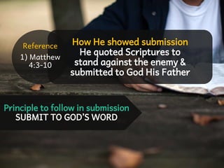 Church Sermon: Submission - Part 2 | PPT