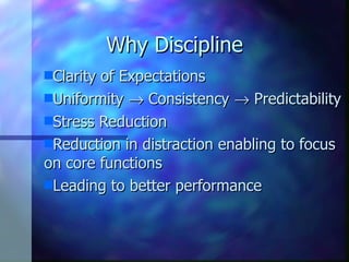 Discipline Ppt | PPT