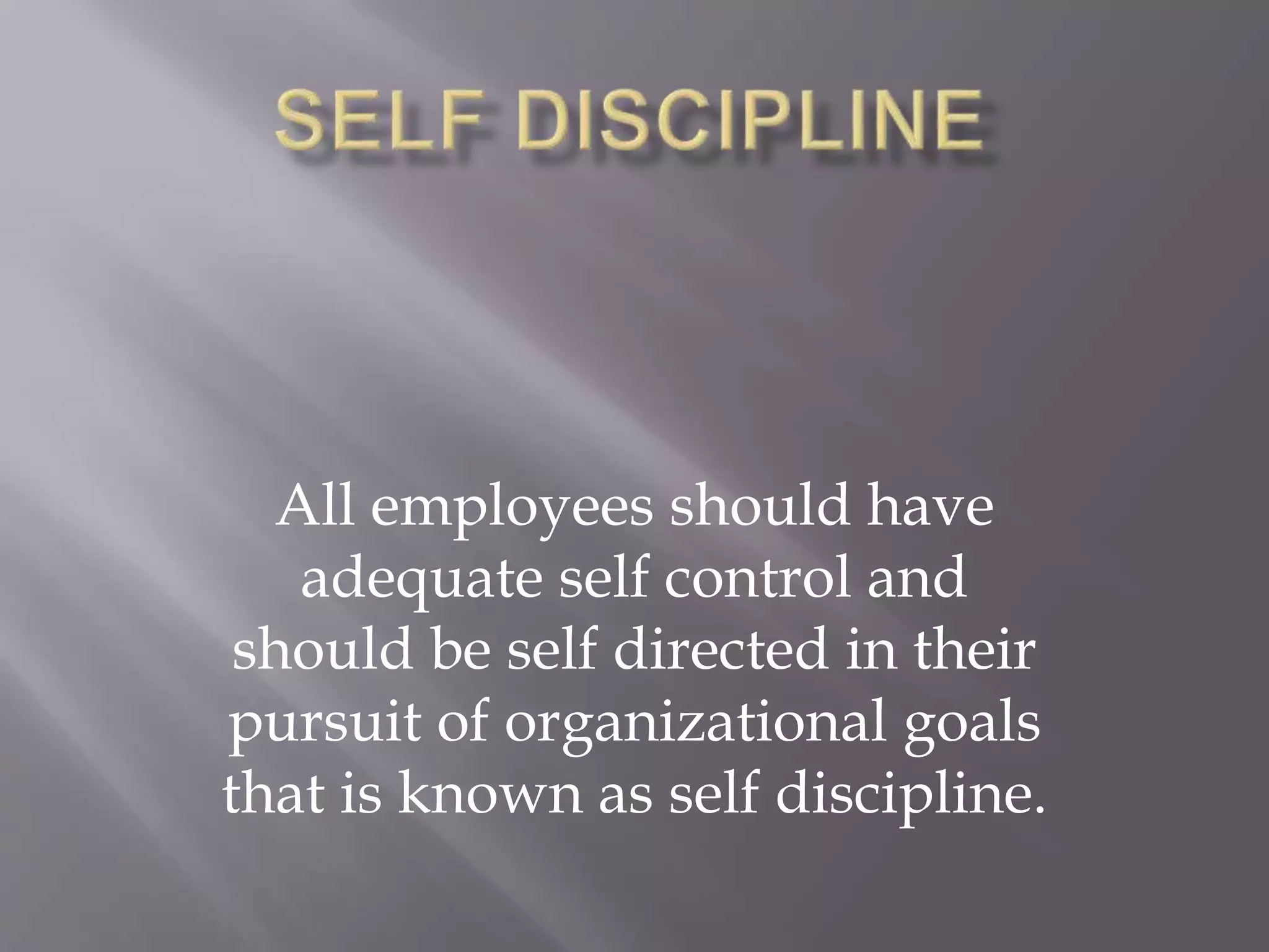 Discipline pptx | PPT