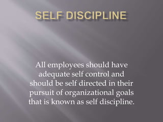 Discipline pptx | PPTX