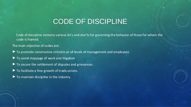Discipline - Henry Fayol's Principle of Management