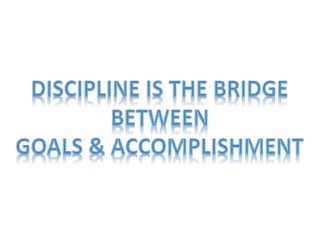 Presentation on Discipline | PPTX