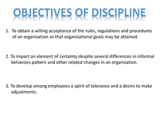 Presentation on Discipline | PPTX