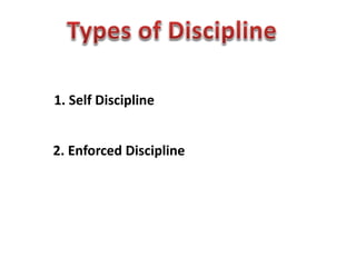 Presentation on Discipline | PPTX