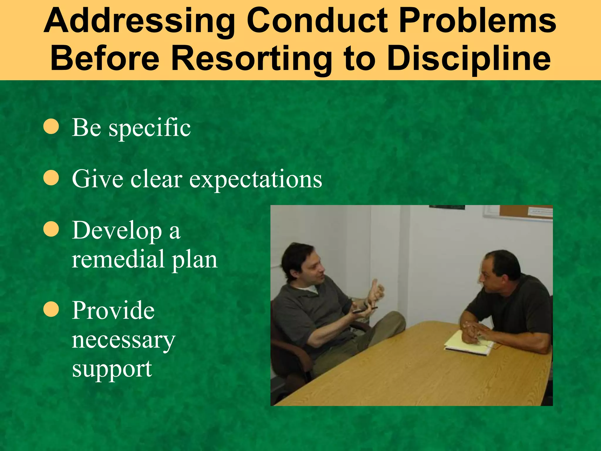 Discipline program | PPT