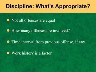 Discipline program | PPT