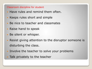 Discipline, Public relation | PPTX