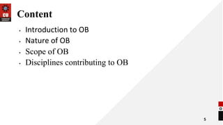 Disciplines Contributing to OB (1).pptx