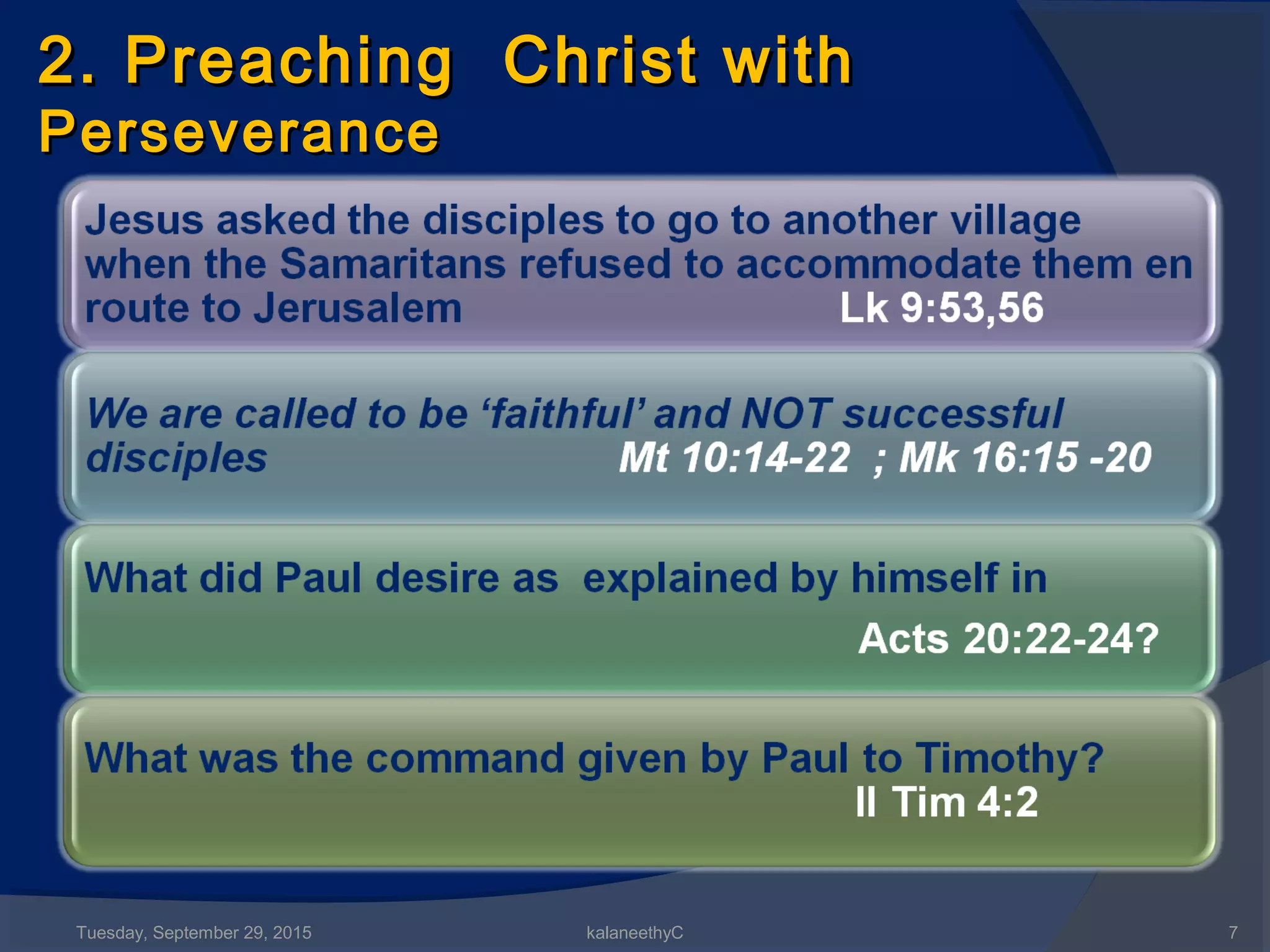 Disciplines for Christian Discipleship | PPT