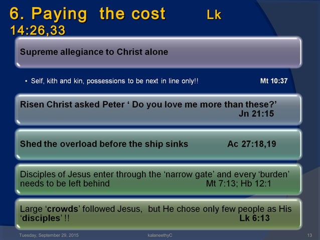 Disciplines for Christian Discipleship | PPT