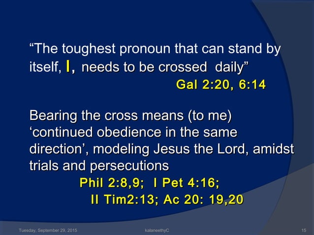 Disciplines for Christian Discipleship | PPT