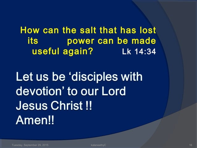 Disciplines for Christian Discipleship | PPT