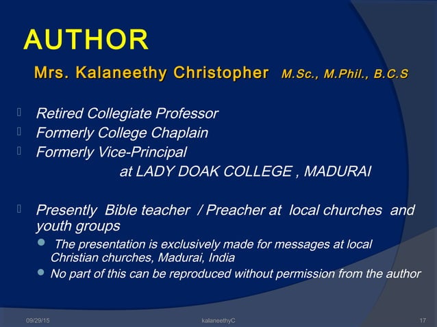 Disciplines for Christian Discipleship | PPT