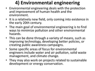 Various disciplines of civil engineering | PPTX