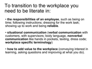 Subject-Specific Literacy | PPT