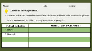 DISCIPLINES WITHIN THE SOCIAL SCIENCES -.pptx