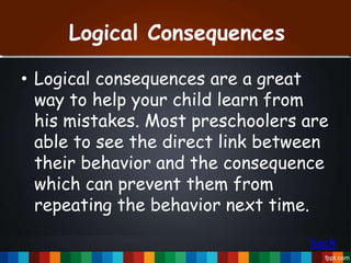 Discipline Techniques for Preschool Classroom | PPTX