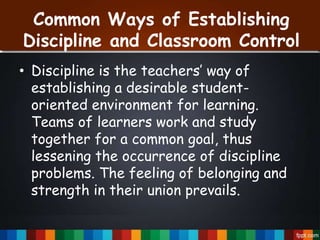 Discipline Techniques for Preschool Classroom | PPTX