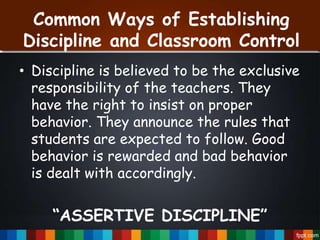 Discipline Techniques for Preschool Classroom | PPTX
