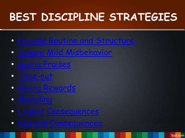 Discipline Techniques for Preschool Classroom | PPTX | Daycare and Pre ...