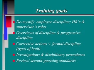 Discipline training OpCom May 201010.ppt