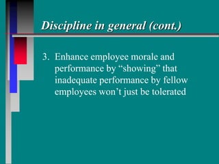 Discipline training OpCom May 201010.ppt