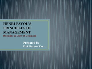 Unity Of Command In Management