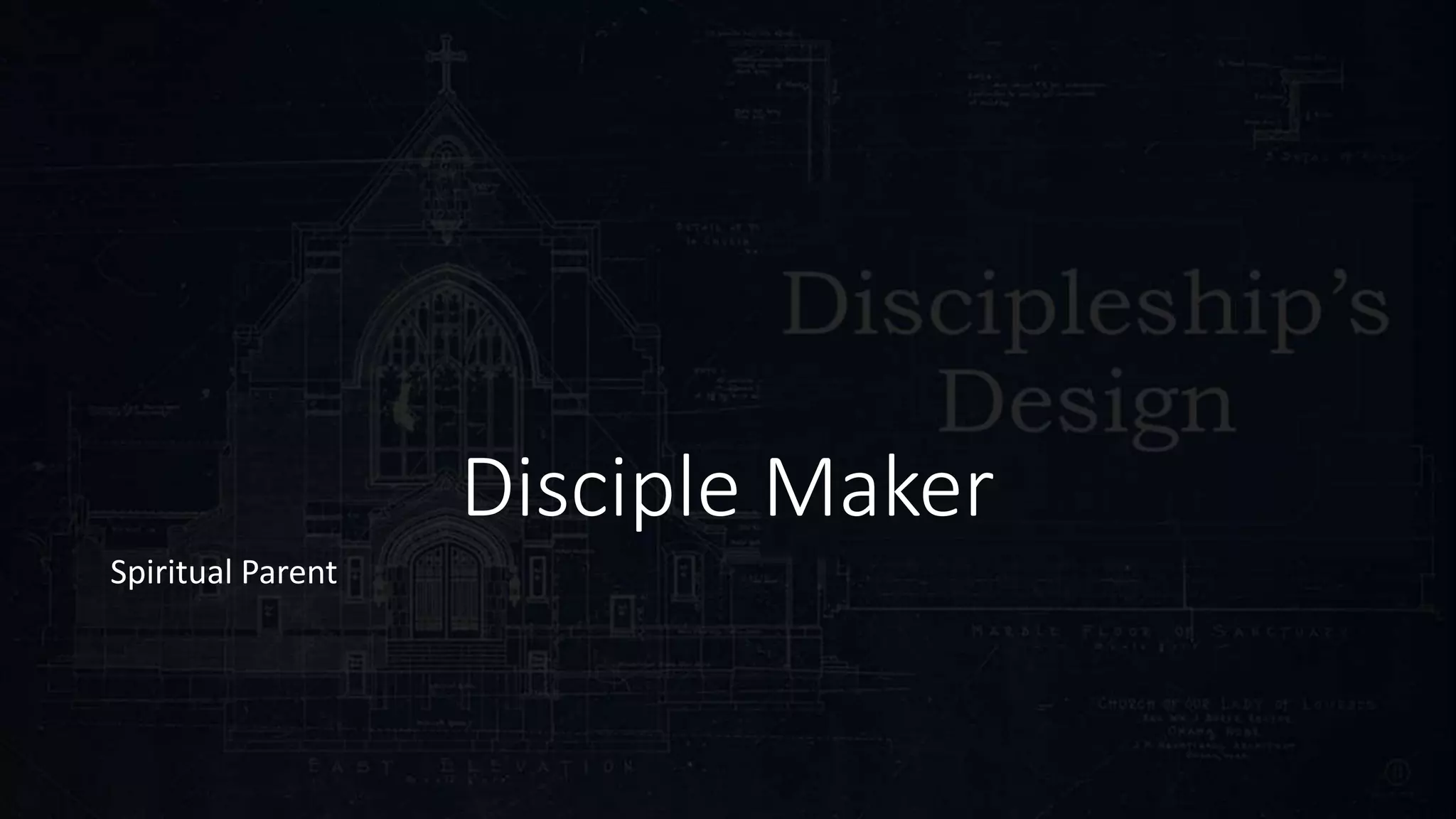 Discipleship's Design part 3 of Marching Orders | PPTX