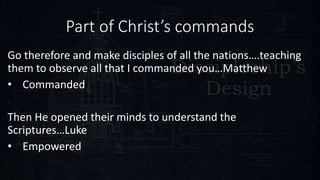 Discipleship's Design part 3 of Marching Orders | PPTX