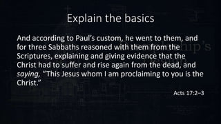 Discipleship's Design part 3 of Marching Orders | PPTX