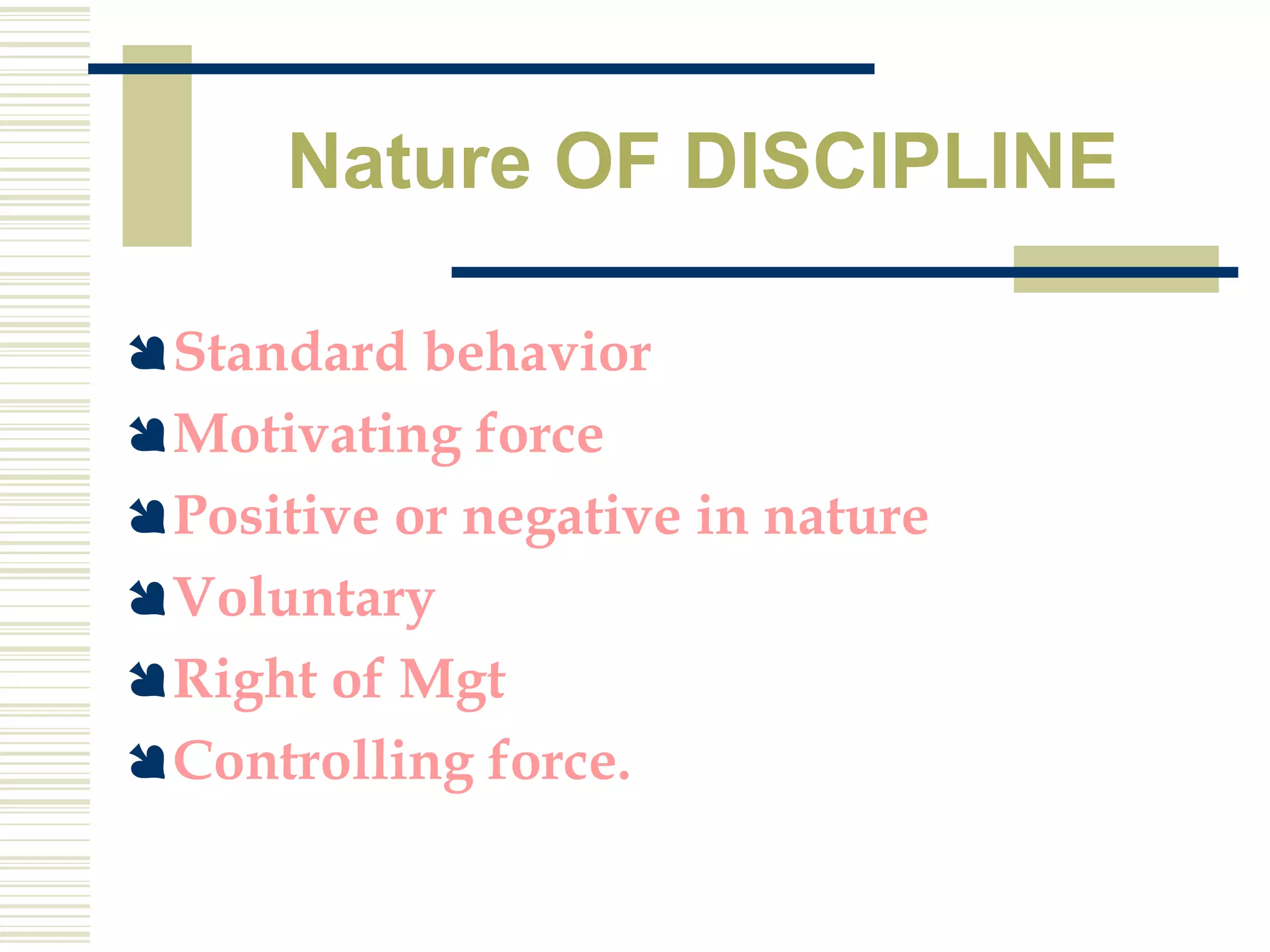 Discipline | PPT