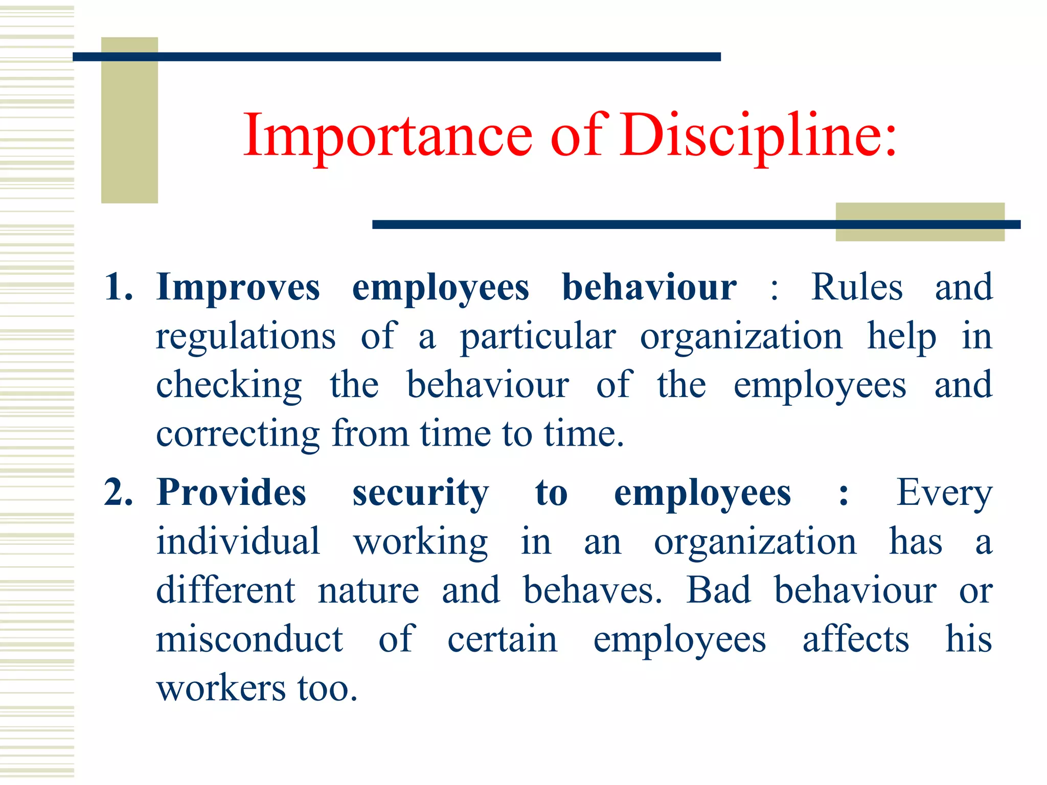 Discipline | PPT