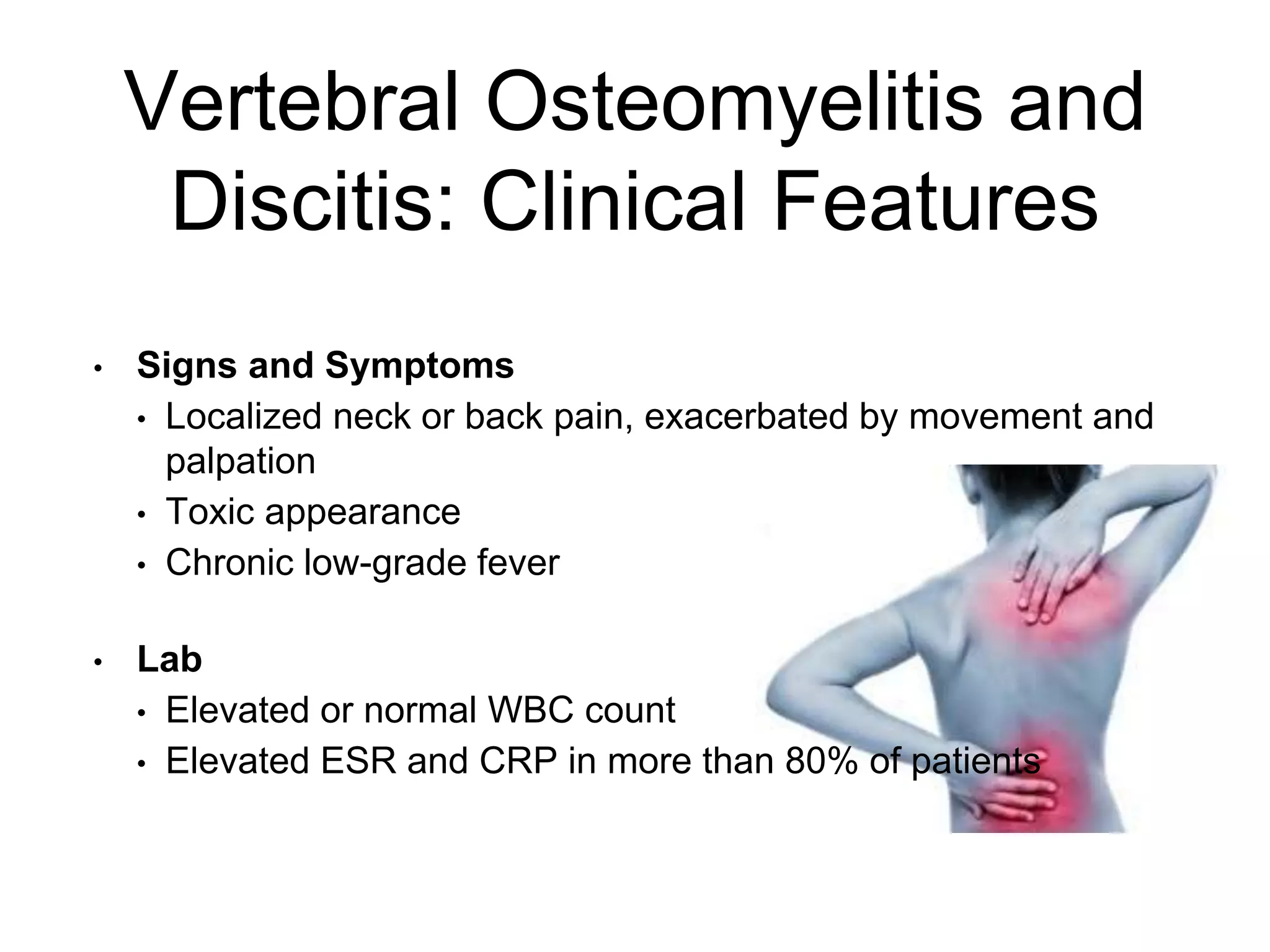 Discitis and osteomyelitis in Sickle cell disease | PPTX | Bone and Joint Conditions | Diseases ...