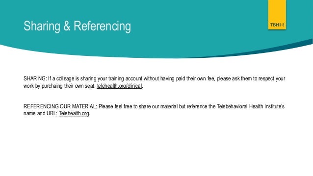 TBHI Disclaimer and Enrollment | PPTX