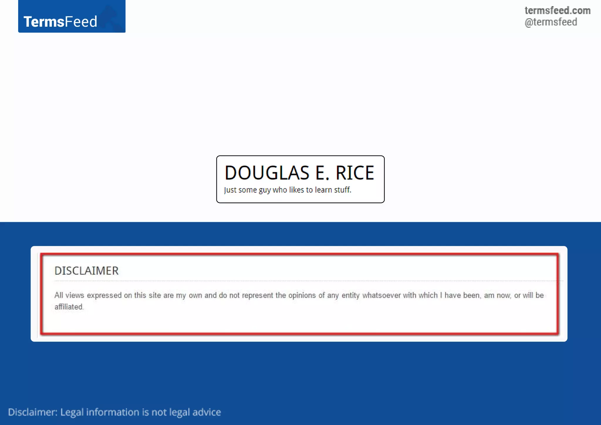 Disclaimer Examples | PDF